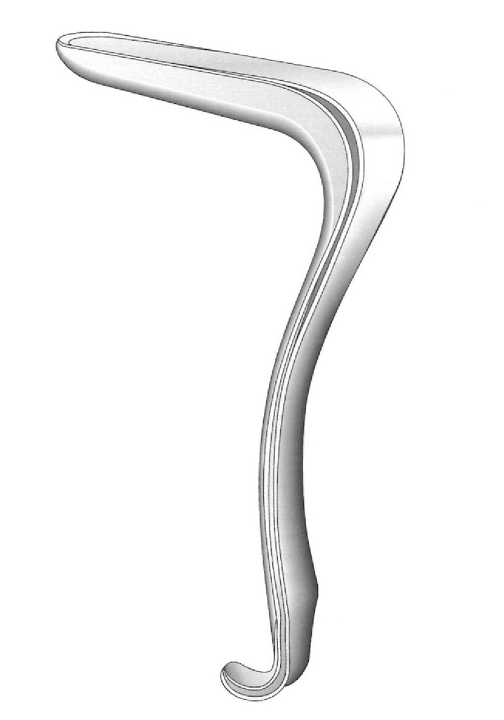 Kristeller Vaginal Espéculo y Retractor - Valva = 110 x 27 mm,115 x 23 ...